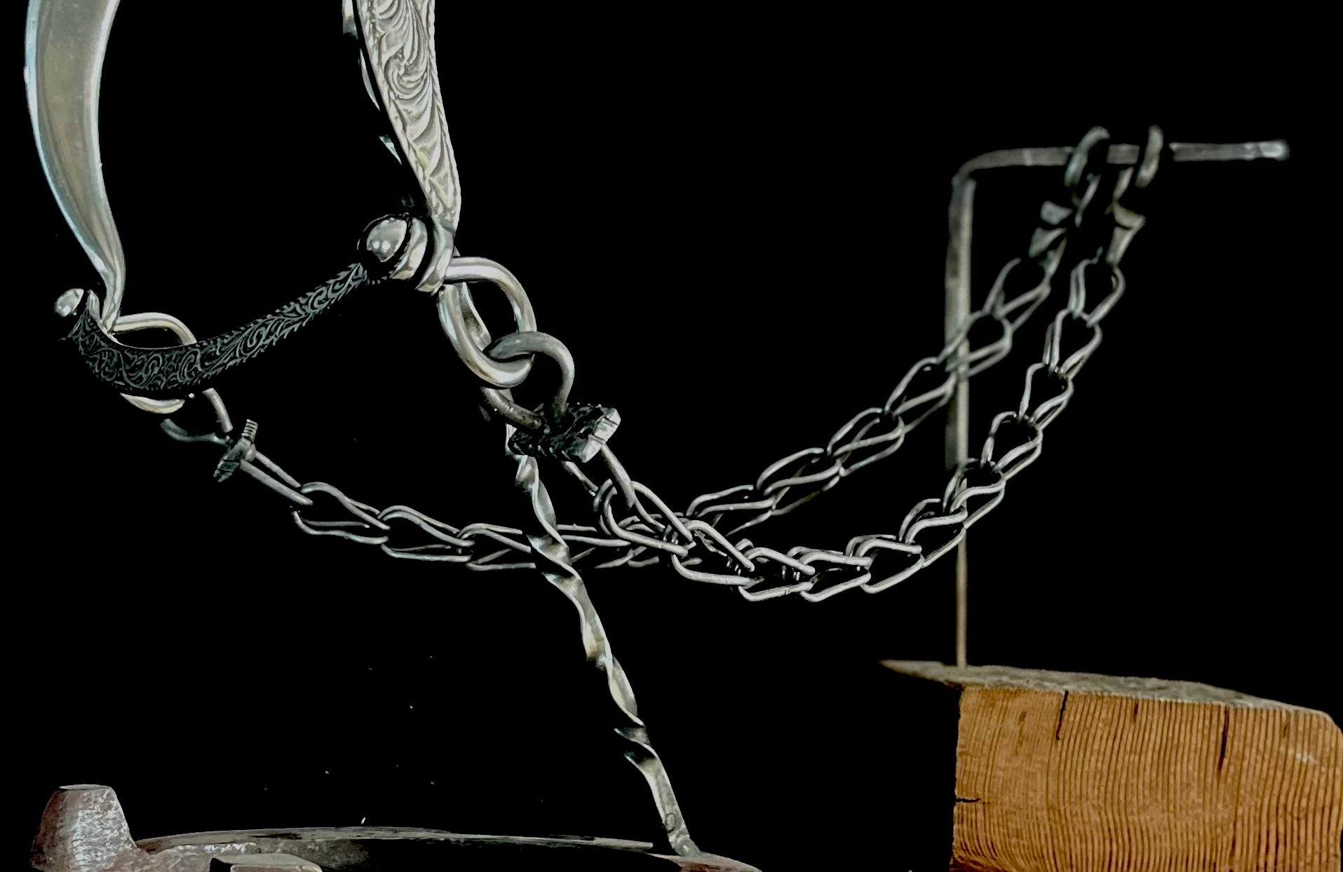 Jesse Marsh Rein Chains – Horlacher & Marsh Bits