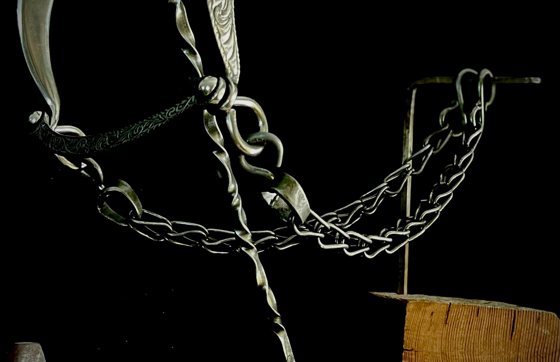 Jesse Marsh Rein Chains – Horlacher & Marsh Bits